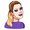 Girls Stickers - Telegram Sticker - English