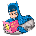 Silver Age Batman - Telegram Sticker - English