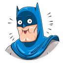 Silver Age Batman - Telegram Sticker - English