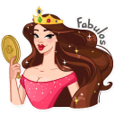 Girls Stickers - Telegram Sticker - English