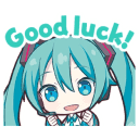 Project Sekai Miku - Telegram Sticker - English