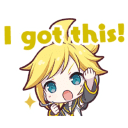 Project Sekai Len - Telegram Sticker - English