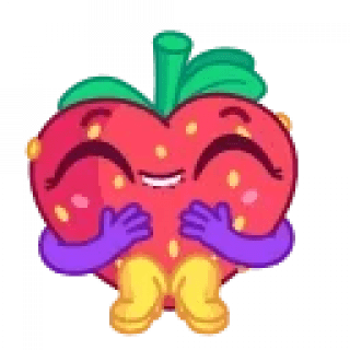 Sweety Strawberry - Telegram Sticker - English