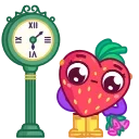 Sweety Strawberry - Telegram Sticker - English
