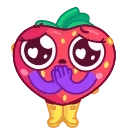 Sweety Strawberry - Telegram Sticker - English
