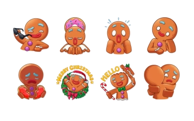 Gingy - Telegram Sticker - English