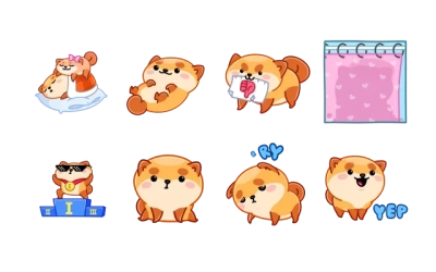 Donut - Telegram Sticker - English