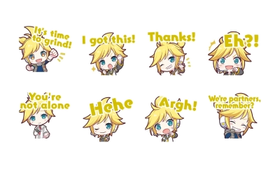 Project Sekai Len - Telegram Sticker - English