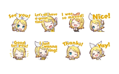 Project Sekai Rin - Telegram Sticker - English