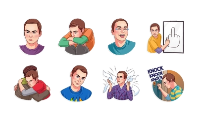 SheldonLeeCooper - Telegram Sticker - English